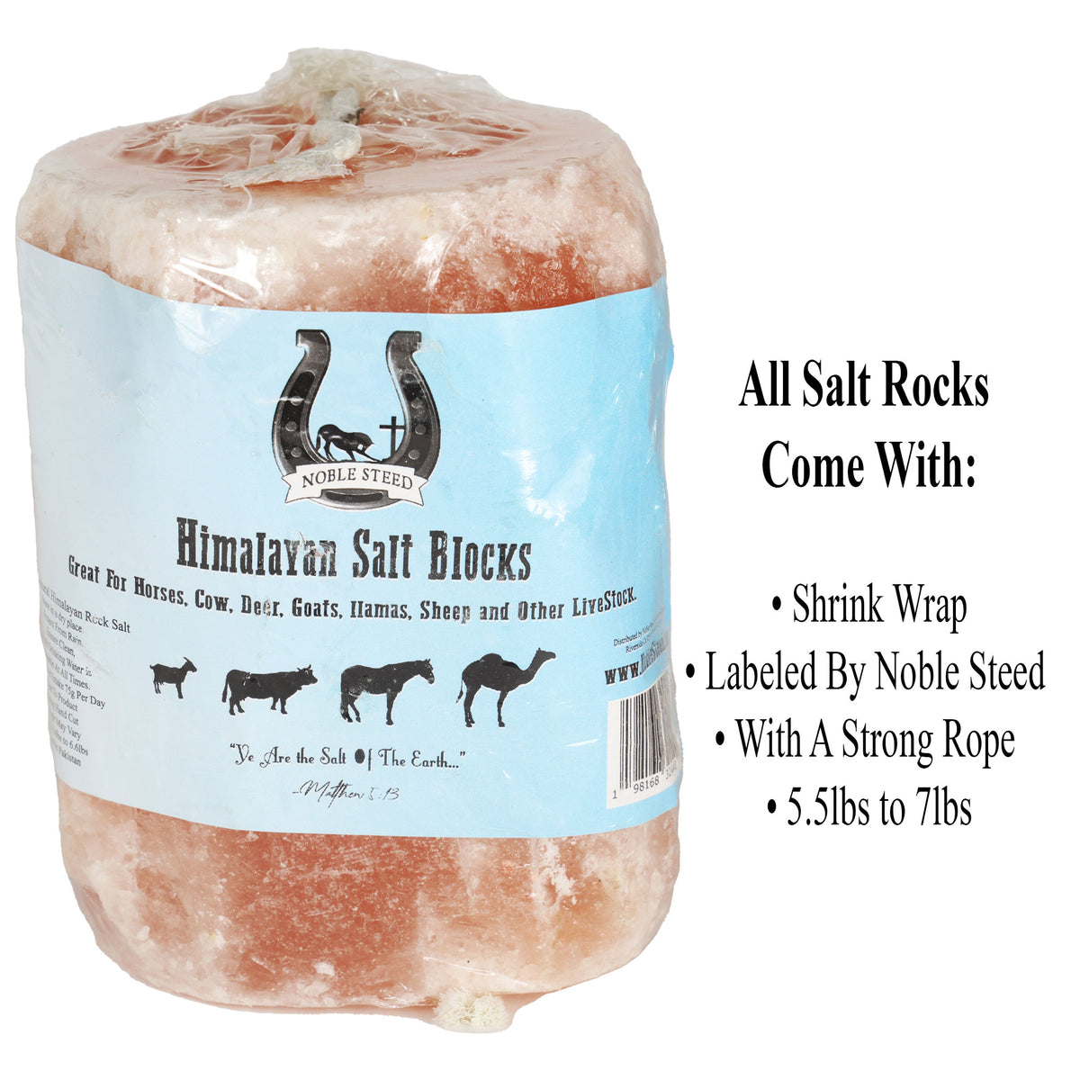 6lbs-7lbs Pink Himalayan Salt Rocks for Horses – Noble Steed Stables